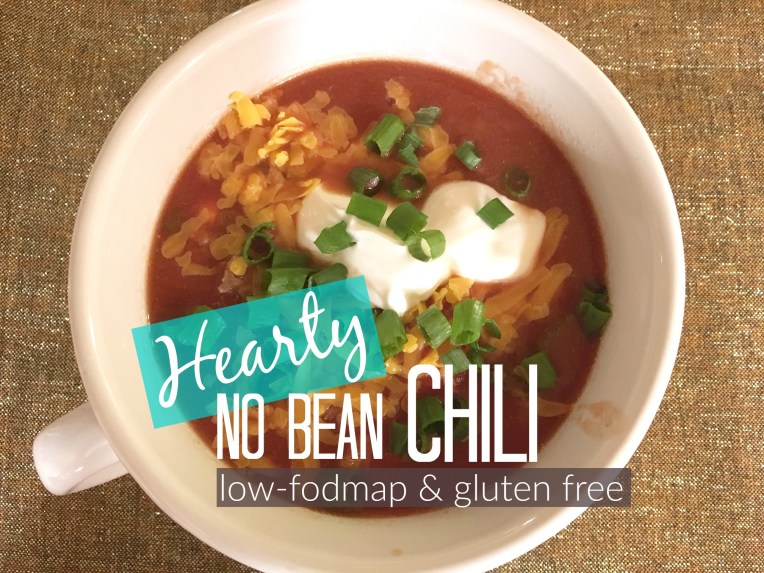 Hearty No Bean Chili: low-fodmap and gluten free – Rachel Boulos